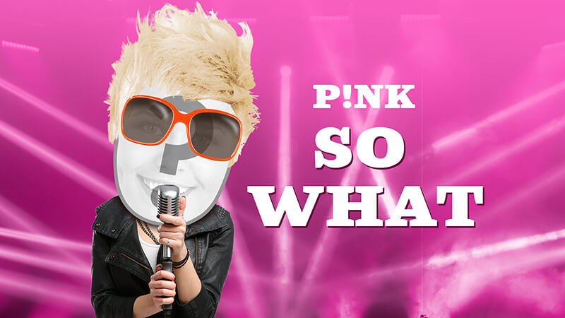 Pink So What Album Cover